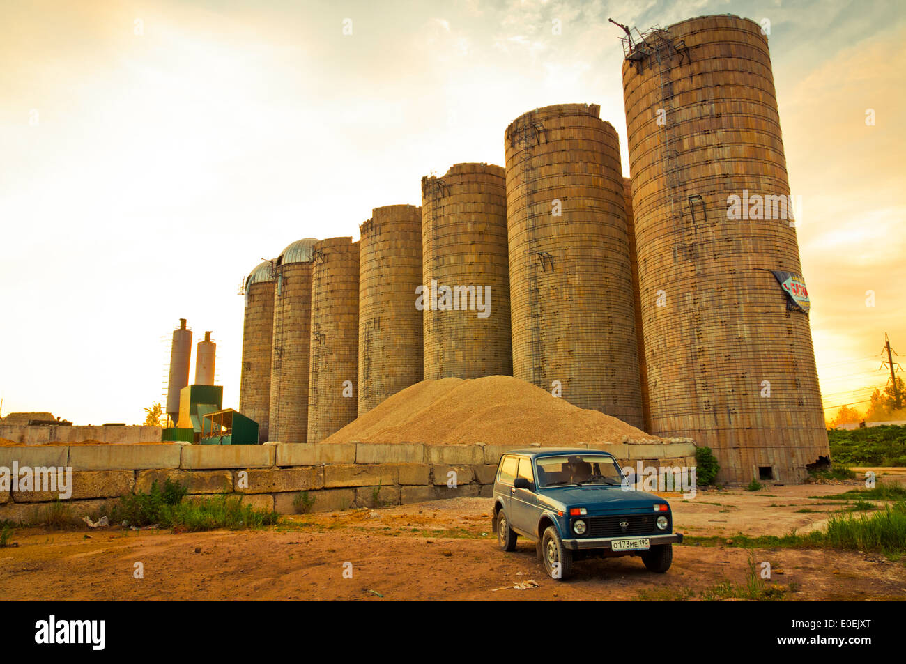 Lada Niva Soviet and Russian SUV Stock Photo - Alamy