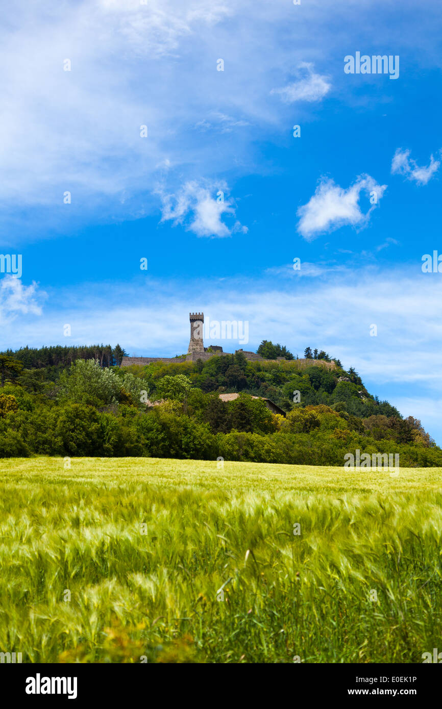 View of radicofani in tuscany hi-res stock photography and images - Alamy