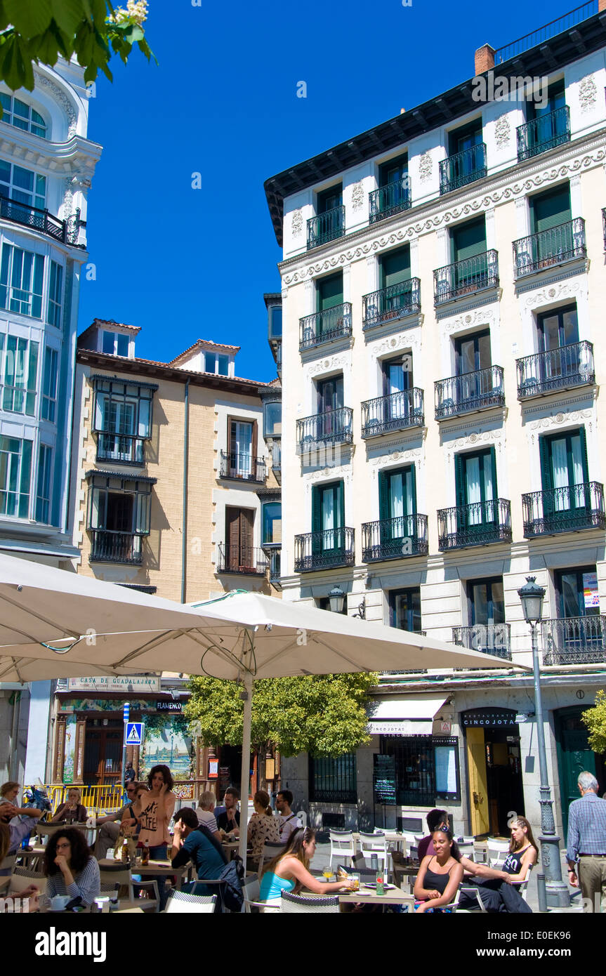 Plaza Santa Ana, Madrid, Spain Stock Photo - Alamy