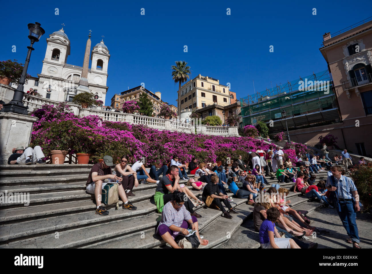 Spanische Treppe, Rom, Italien - Spanish Steps, Rome, Italy Stock Photo ...