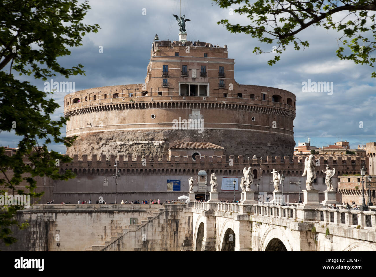 Engelsburg, Rom, Italien - Castel Sant'Angelo, Rome, Italy Stock Photo ...