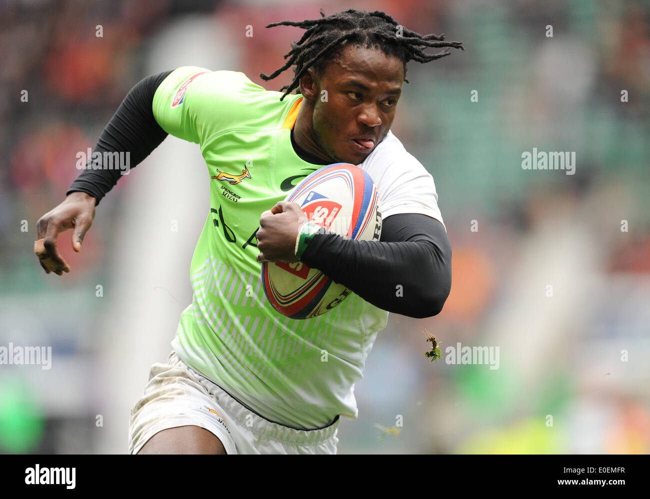 London, UK. 11 May 2014 Seabelo Senatla of South Africa during the ...