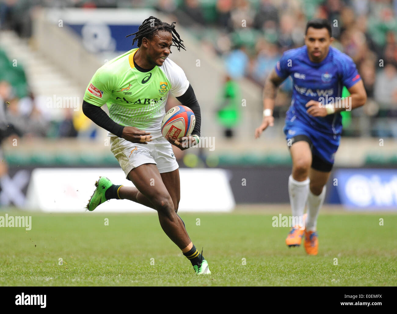 London, UK. 11 May 2014 Seabelo Senatla of South Africa during the ...
