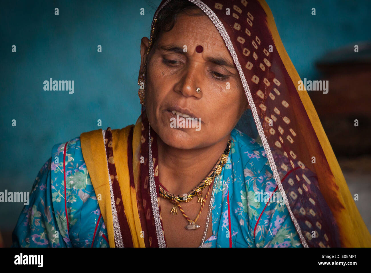 India traditional village hi-res stock photography and images - Alamy