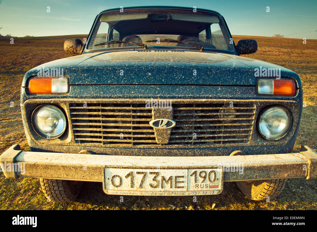 Soviet and Russian SUV Lada Niva 4x4 Stock Photo - Alamy
