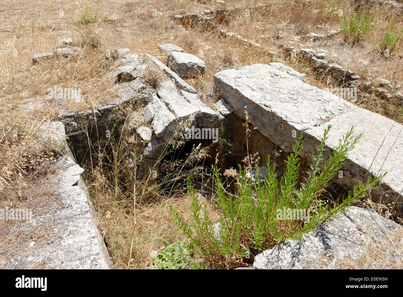 Underground Water channel or drainage or sewer at Katsivelos ...