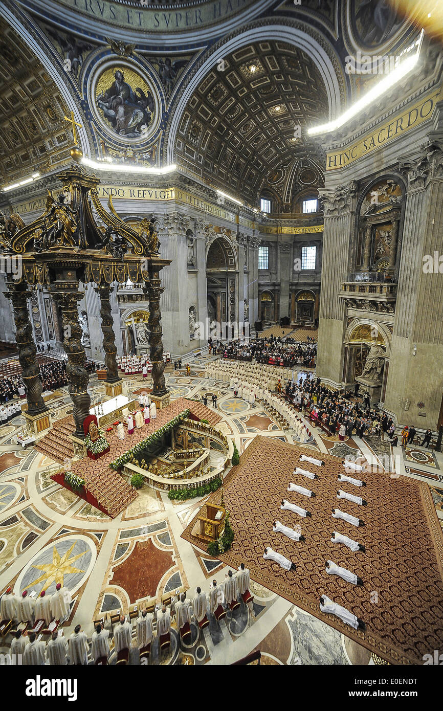 Vatican City. 11th May, 2013. Pope Francis celebrates the ceremony of ...