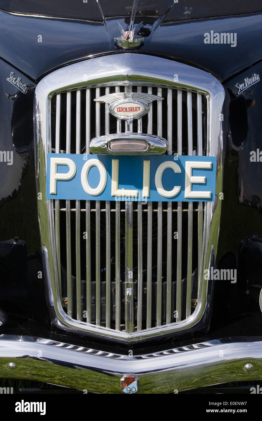 Wolseley 4/50 Police car Grill and Bumper Stock Photo - Alamy