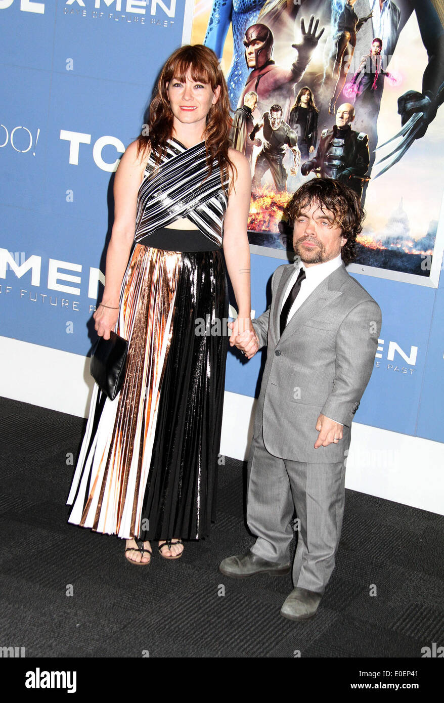 New York, New York, USA. 10th May, 2014. Actor PETER DINKLAGE and ERICA ...