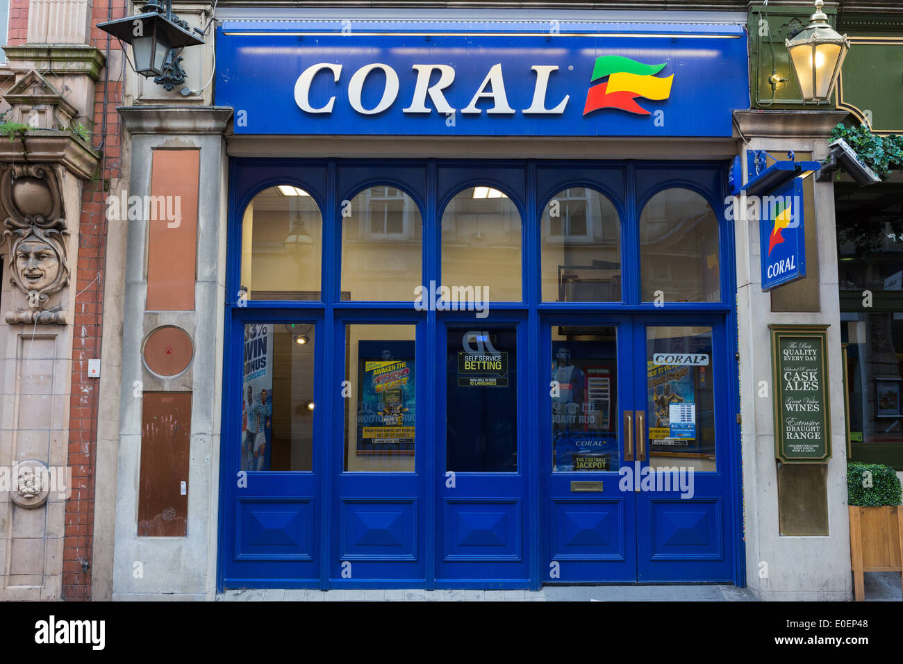 Shop front of Coral betting shop (bookmakers Stock Photo - Alamy