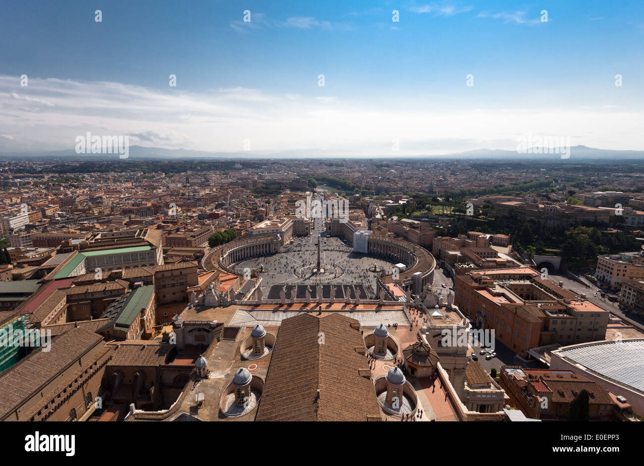 Petersplatz, Vatikan - Peter's square, Vatican Stock Photo - Alamy