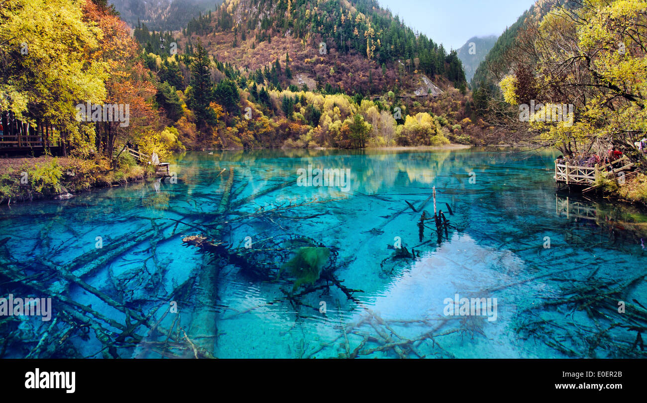Jiuzhaigou valley national park hi-res stock photography and images - Alamy