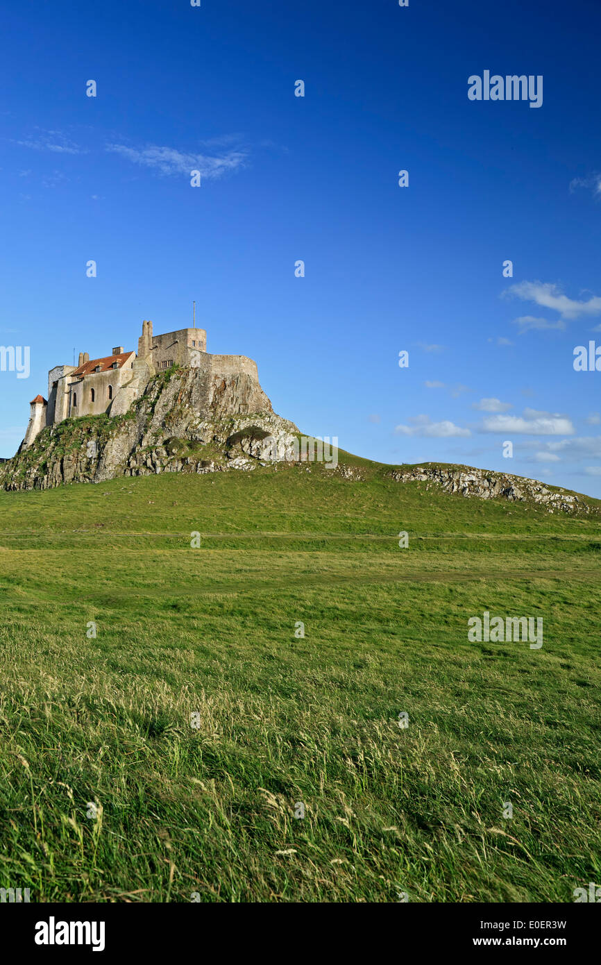 Lindisfarne Castle, Holy Island, England, United Kingdom Stock Photo ...