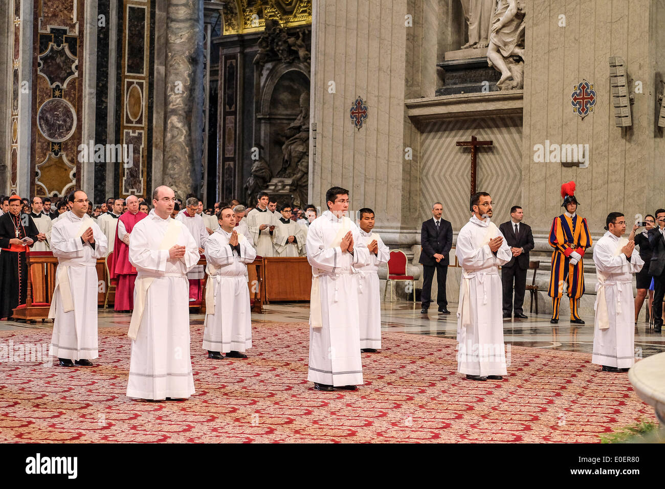 Vatican City Pope Francis - the ordination of 13 new priests in St ...