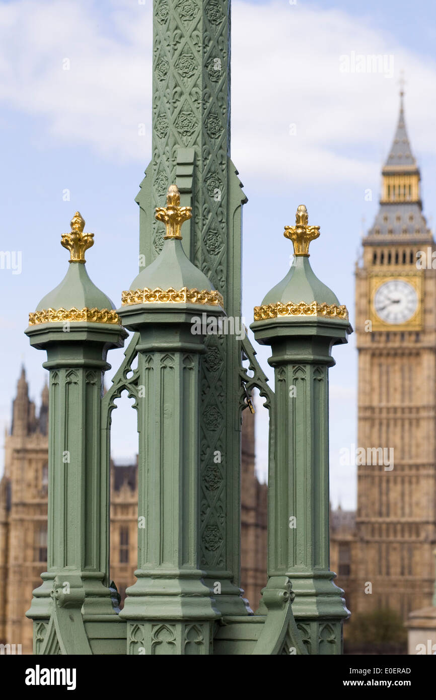 View from the Far end of Westminster Bridge facing Big Ben in the ...