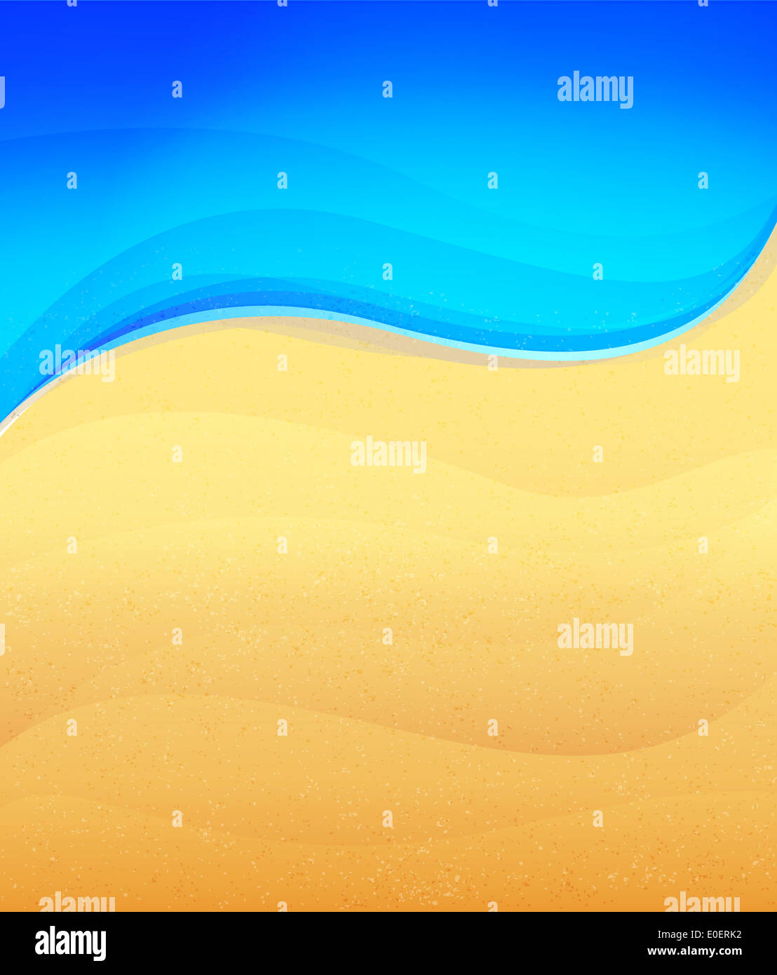 Sand and sea. Vector background Stock Photo - Alamy