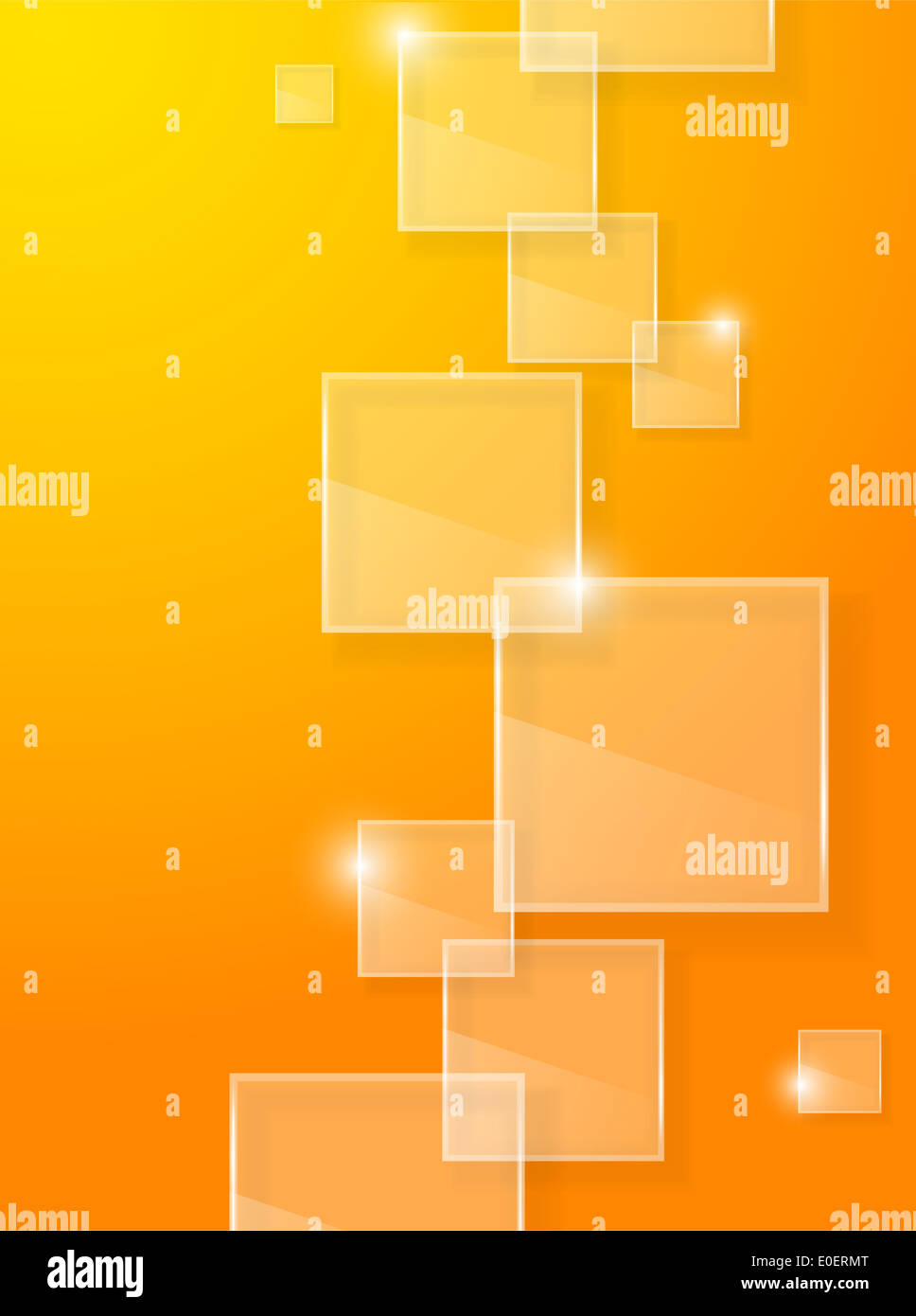 Orange background with transparency squares Stock Photo - Alamy