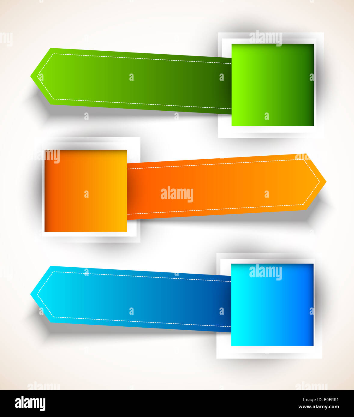 Set of colorful tags. Bright illustration Stock Photo - Alamy