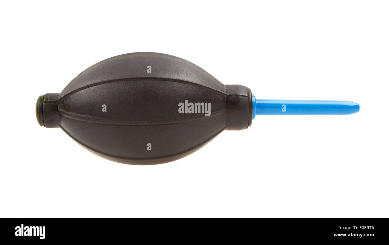 Small rubber bellows used for cleaning lenses, photography Stock Photo ...