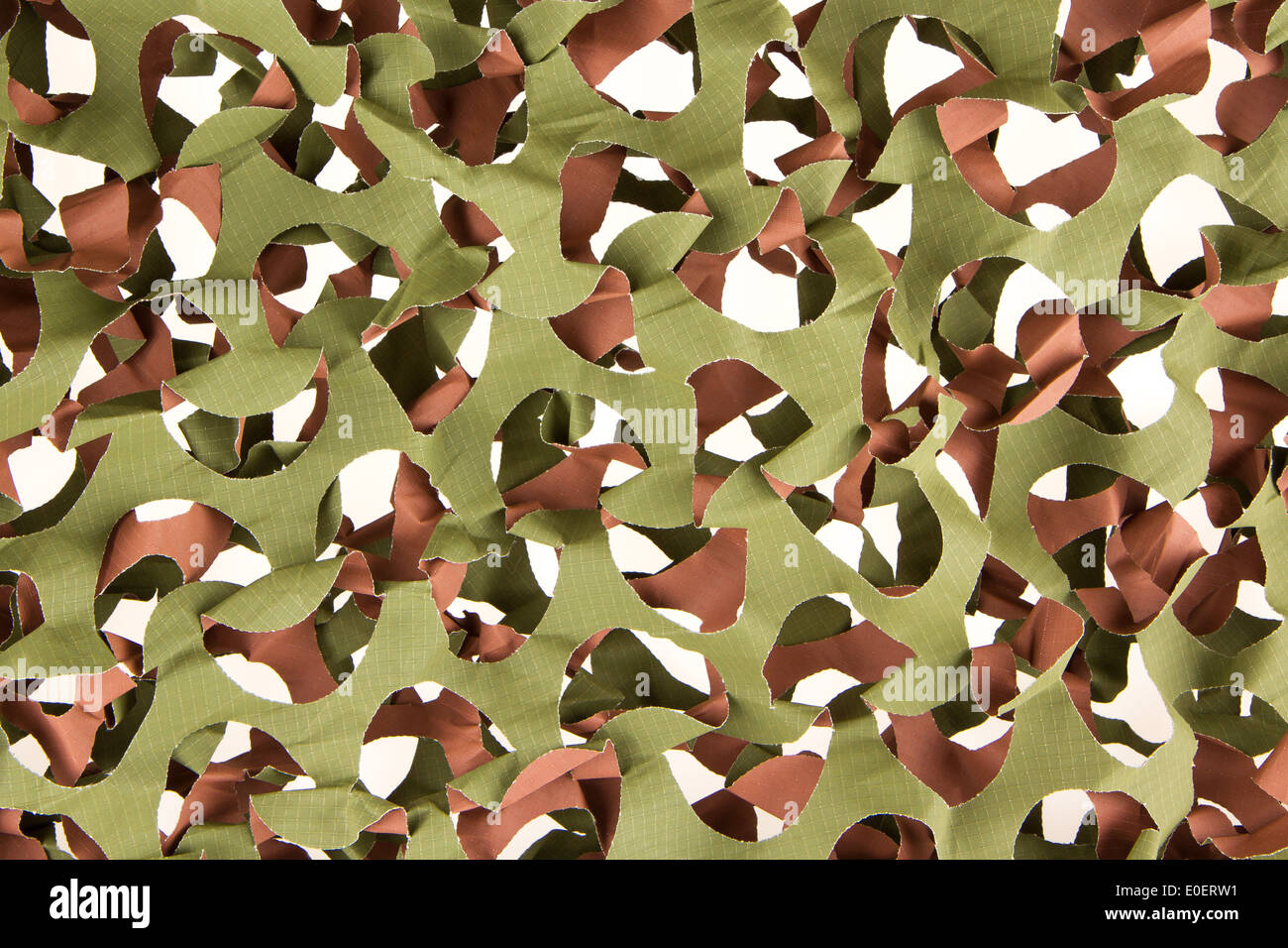 Camouflage net isolated on a white background Stock Photo - Alamy
