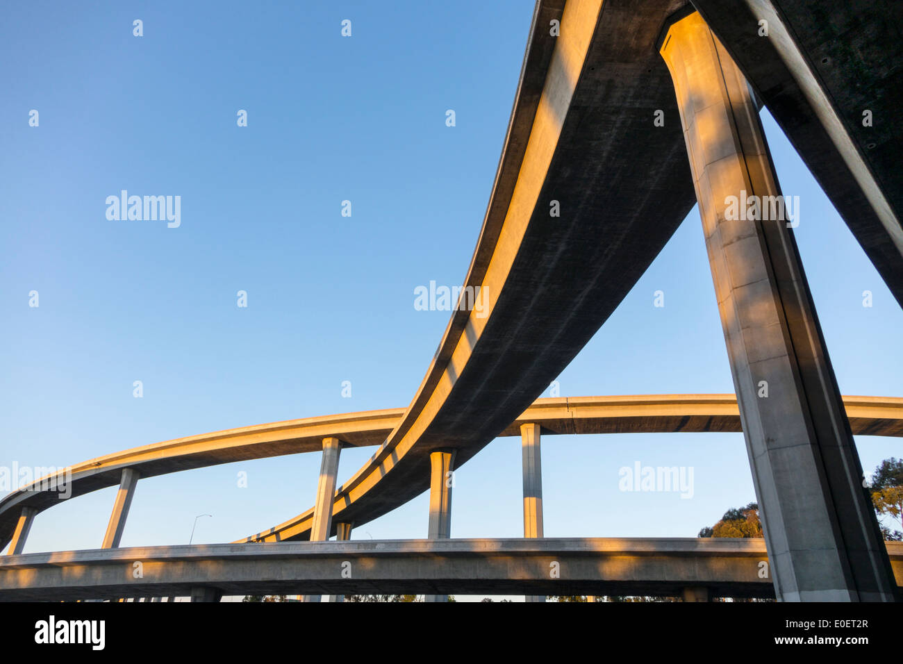 Los Angeles Freeway Interchange High Resolution Stock Photography and ...