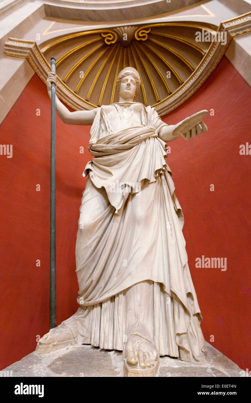 Statue of the Goddess Hera, the Sala Rotonda, Vatican Museum, Vatican ...