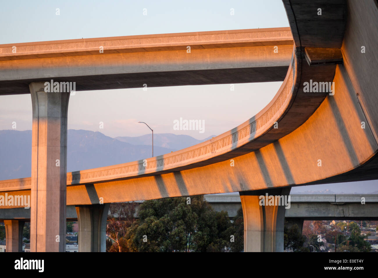 Los Angeles California,Interstate 110 105,I-110 I-105,Harbor Freeway ...