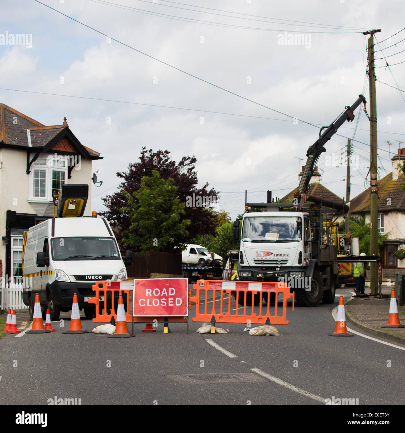 Great Stambridge, Southend On Sea, Essex, UK. Road Traffic Collision. A ...