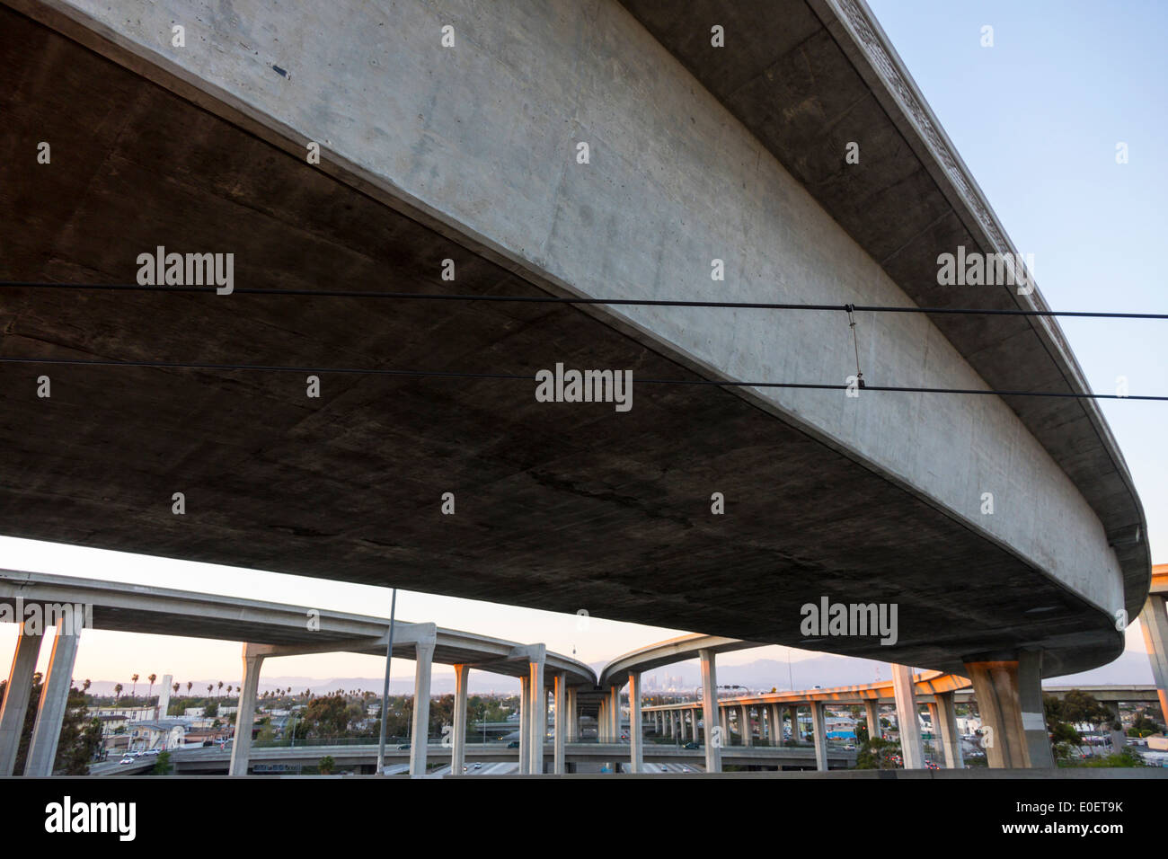 Los angeles 105 110 freeway hi-res stock photography and images - Alamy