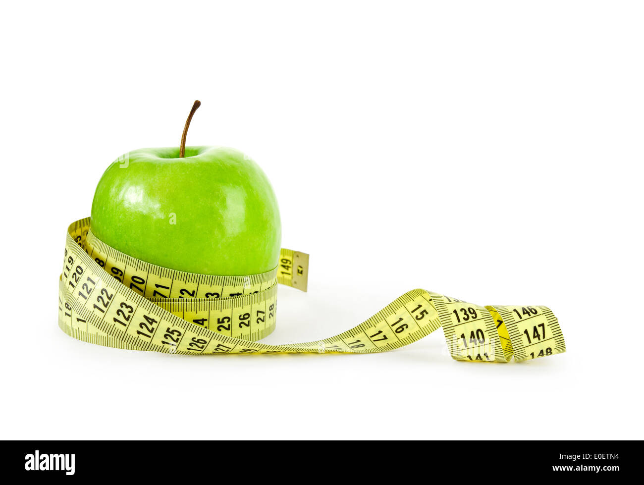 Apple measuring hi-res stock photography and images - Alamy