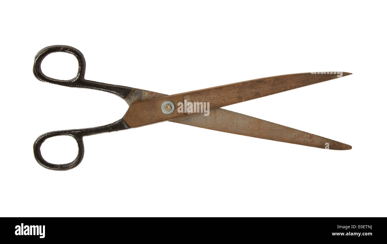 Scissors isolated on white background with clipping path Stock Photo ...