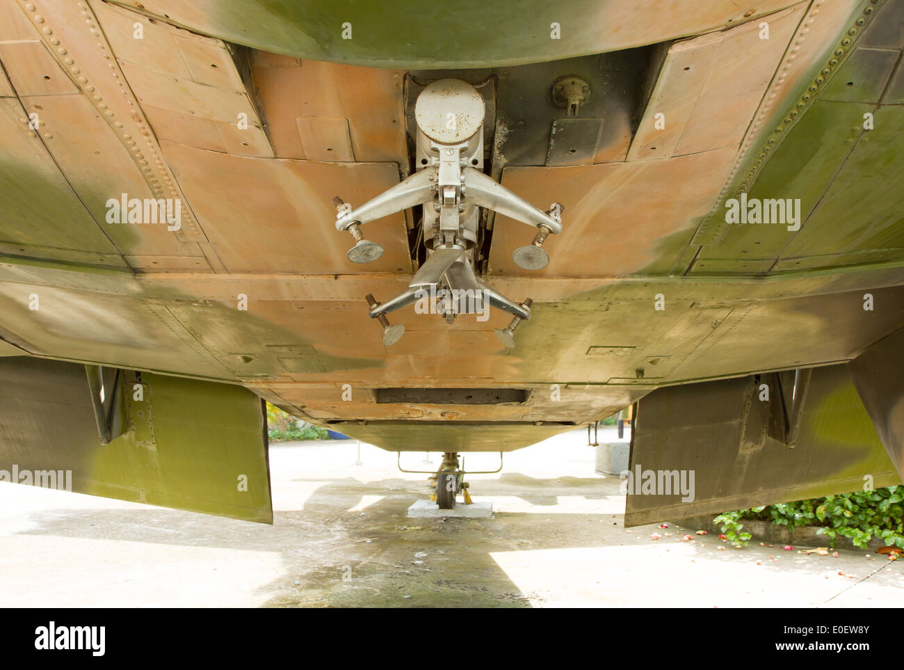 Bomb bay of an old american aircraft used in the Vietnam war Stock ...