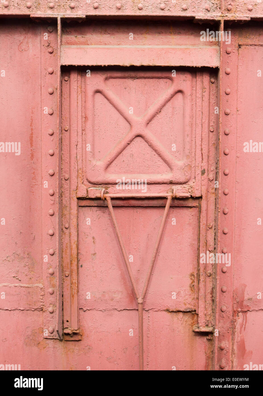 Door of an old train carriage in Vietnam Stock Photo - Alamy