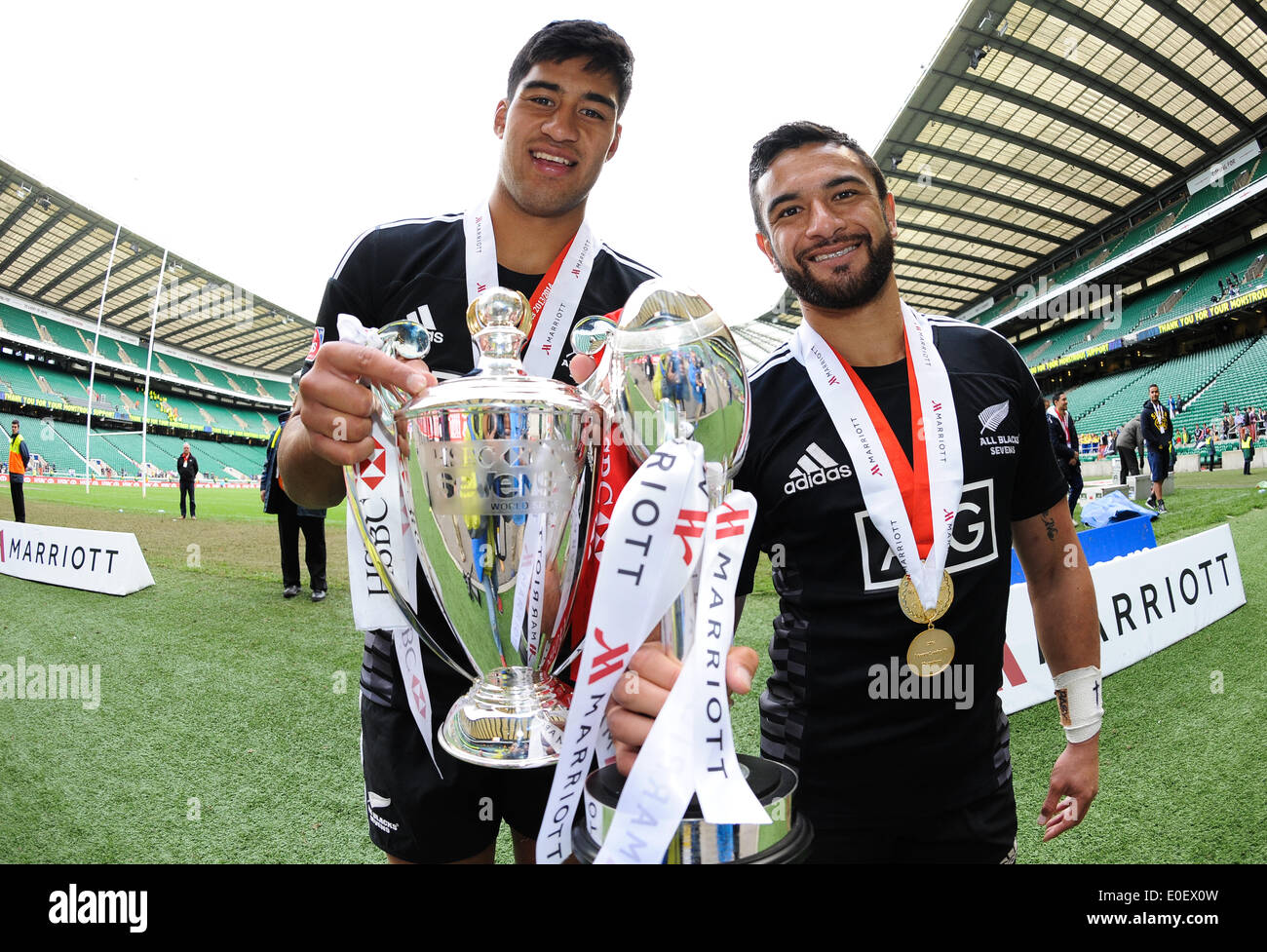 London, UK. 11th May, 2014. Akira Ioane and Sherwin Stowers of New ...