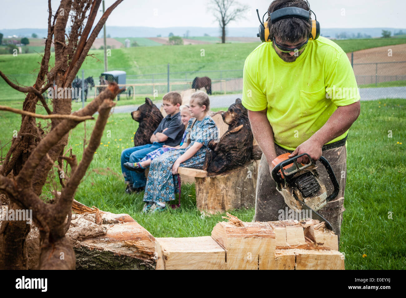 Woodworking show at Lancaster,PA. Rough & Tumble Historical Museum ...