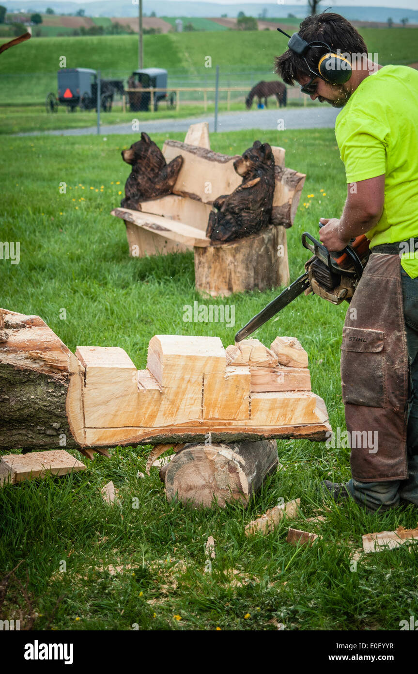 Woodworking show at Lancaster,PA. Rough & Tumble Historical Museum ...