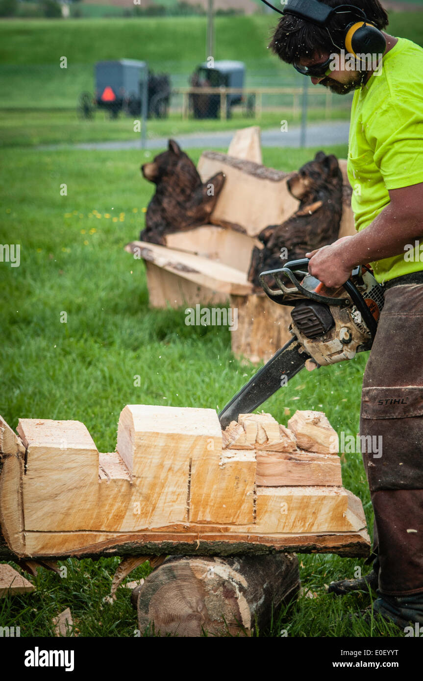 Woodworking show at Lancaster,PA. Rough & Tumble Historical Museum ...