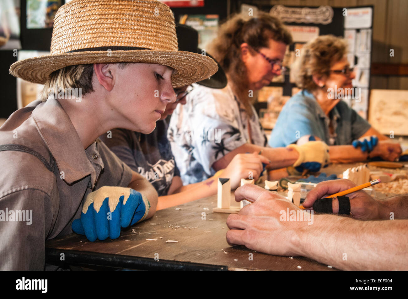 Woodworking show at Lancaster,PA. Rough & Tumble Historical Museum ...