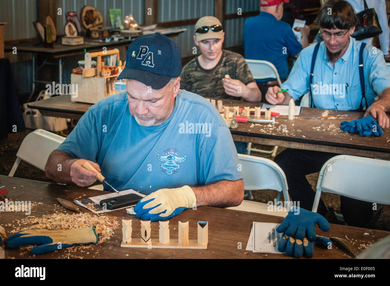 Woodworking show at Lancaster,PA. Rough & Tumble Historical Museum ...