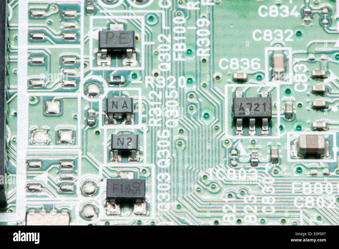 electrical circuit in the electric plate welded Stock Photo - Alamy