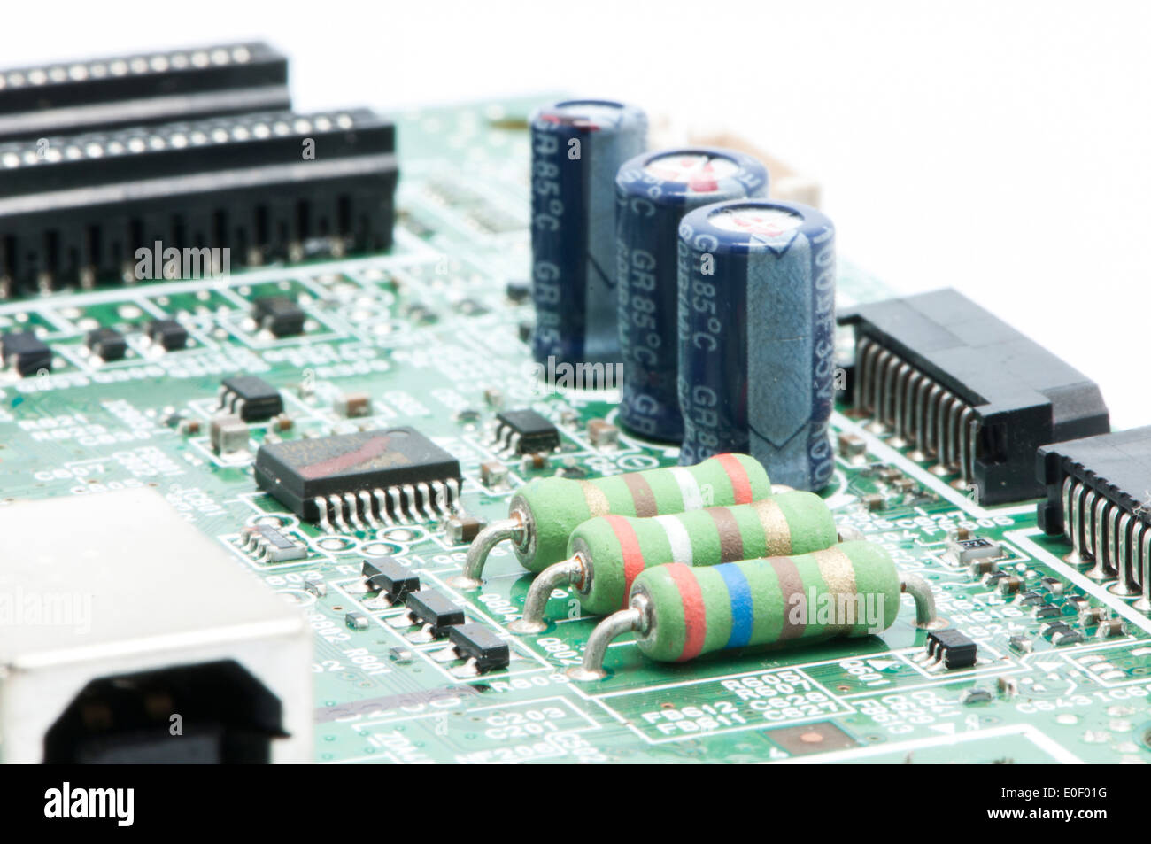 electrical circuit in the electric plate welded Stock Photo - Alamy