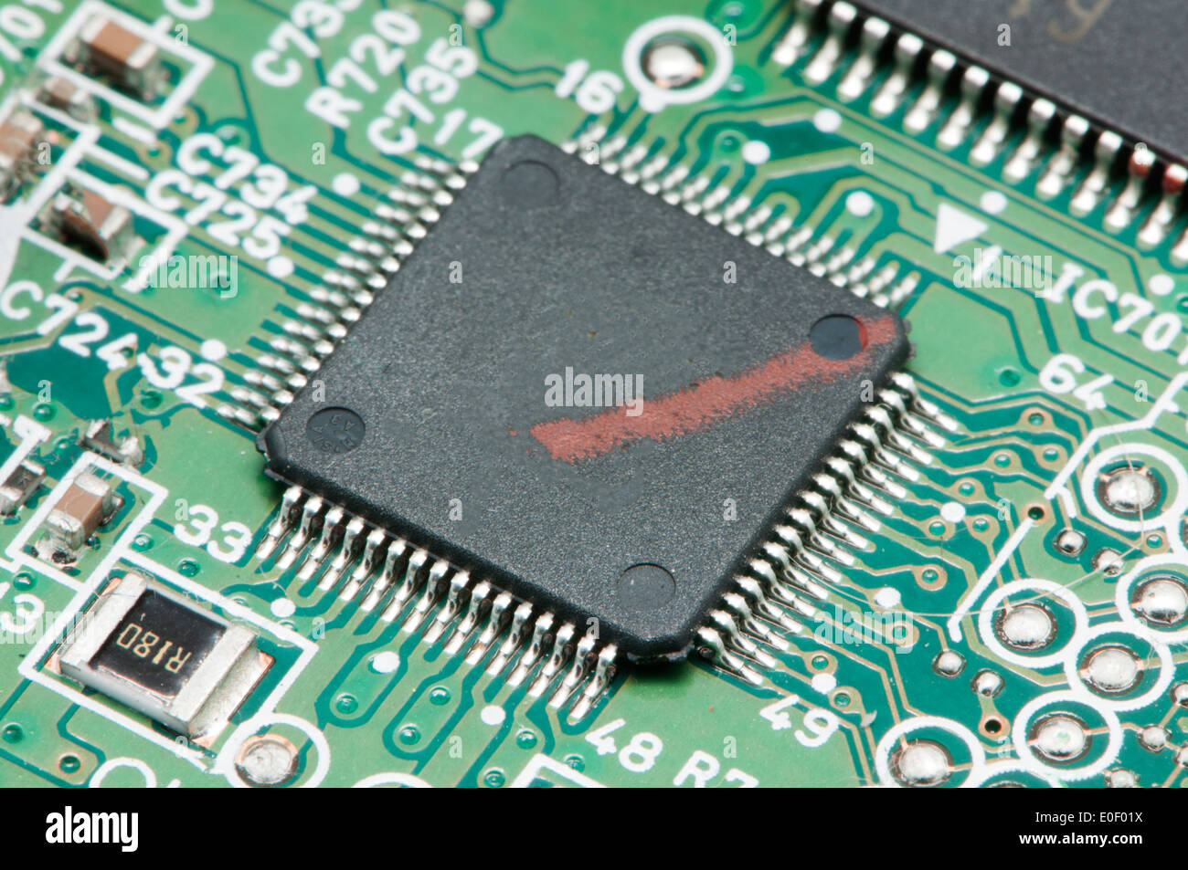 electrical circuit in the electric plate welded Stock Photo - Alamy