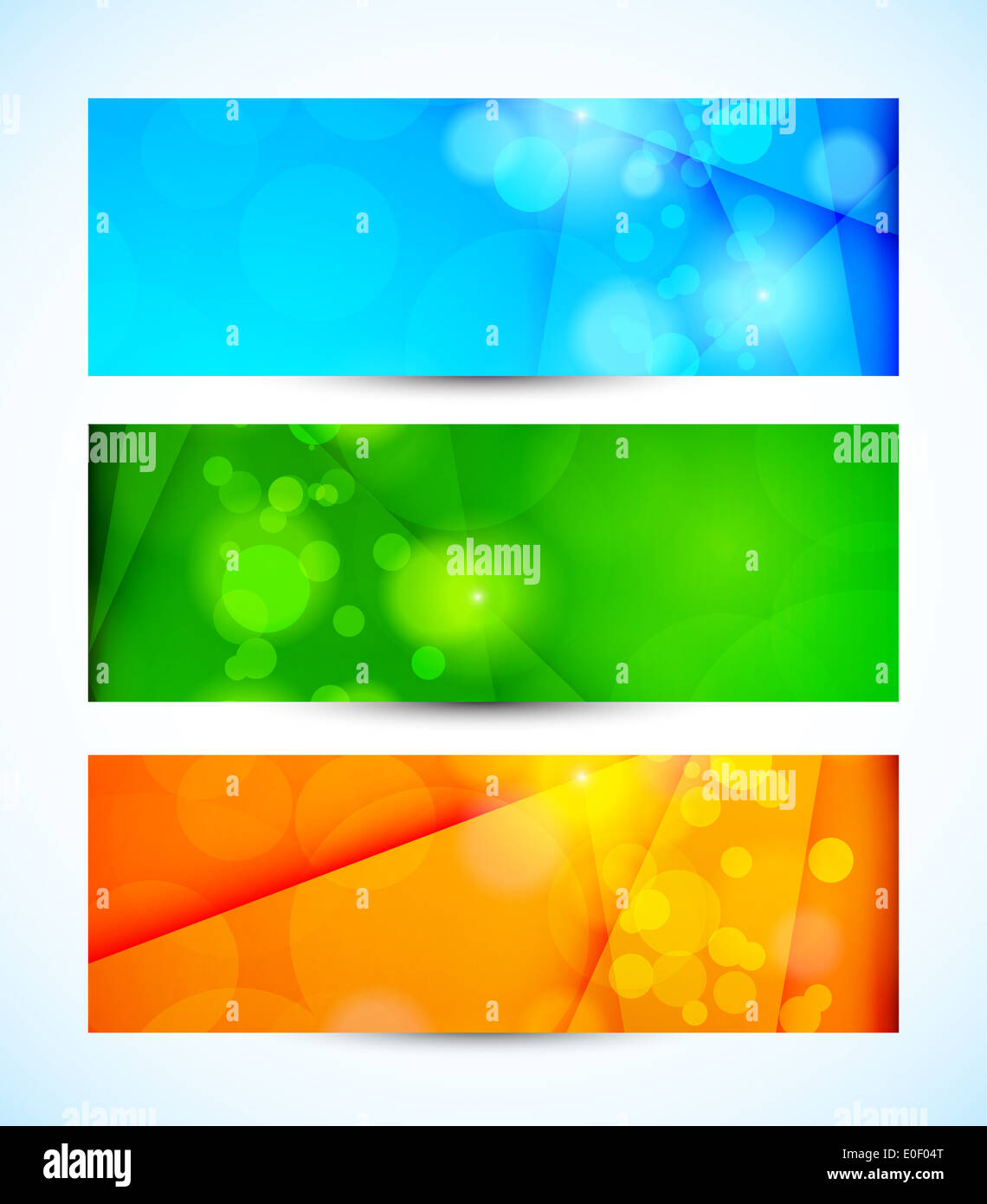 Set of banners. Abstract illustration Stock Photo - Alamy