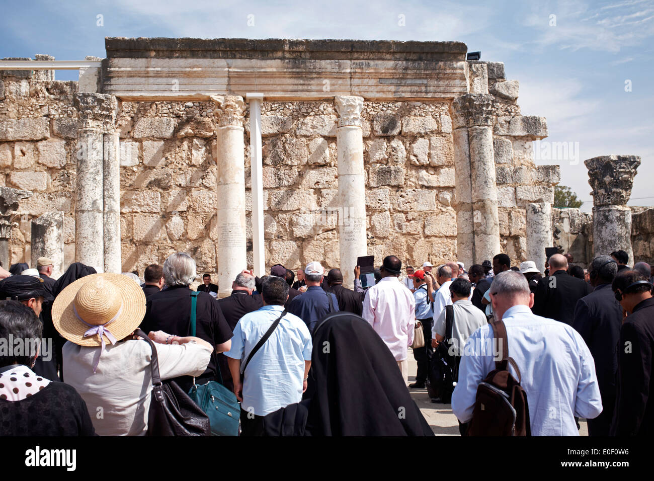 Ruins of Jewish Synagogue in Capernaum, Israel Stock Photo - Alamy