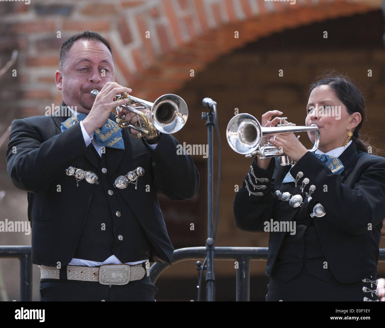 San Juan Capistrano, California, USA. 10th May, 2014. Mariachi de ...