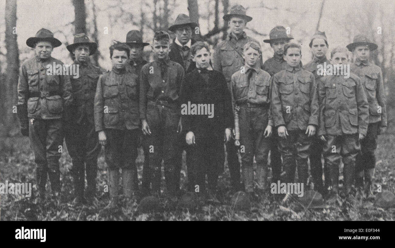 This title shows Boy Scouts Troop 10 from 1918, linking their ...