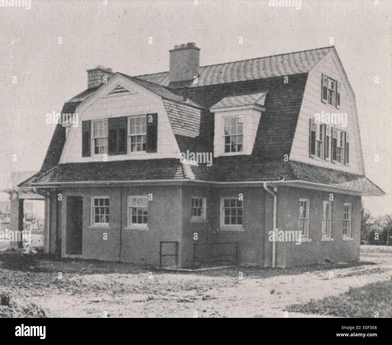 A rear view of 1804 Roxbury Road in Franklin County, photographed in ...