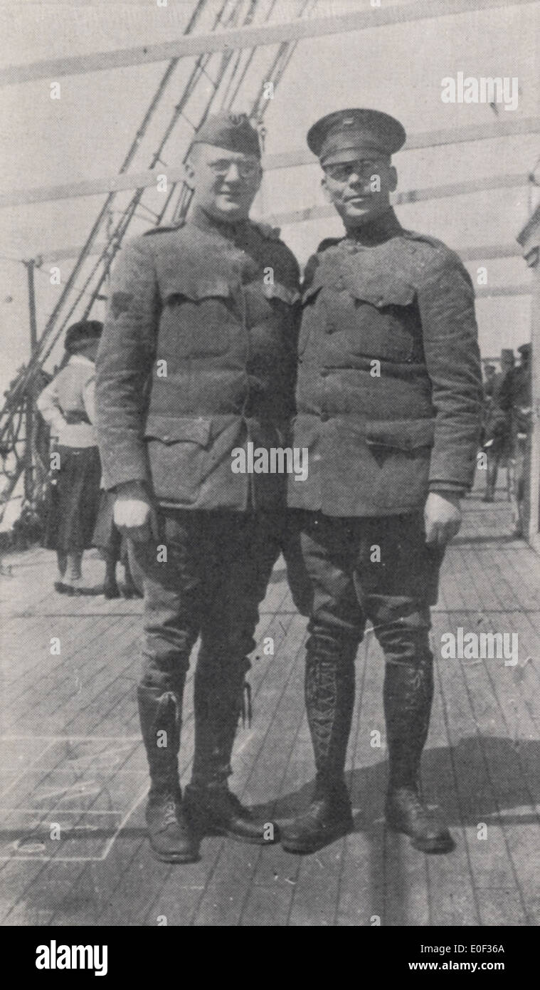 A photograph from 1918 shows John W. “Ponty” Pontius with a friend ...