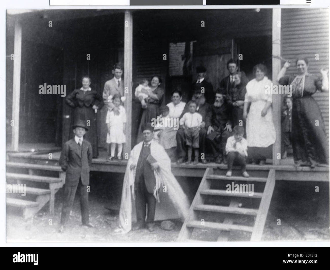 This photograph captures the celebration of Phillip Cohen's bris at the ...