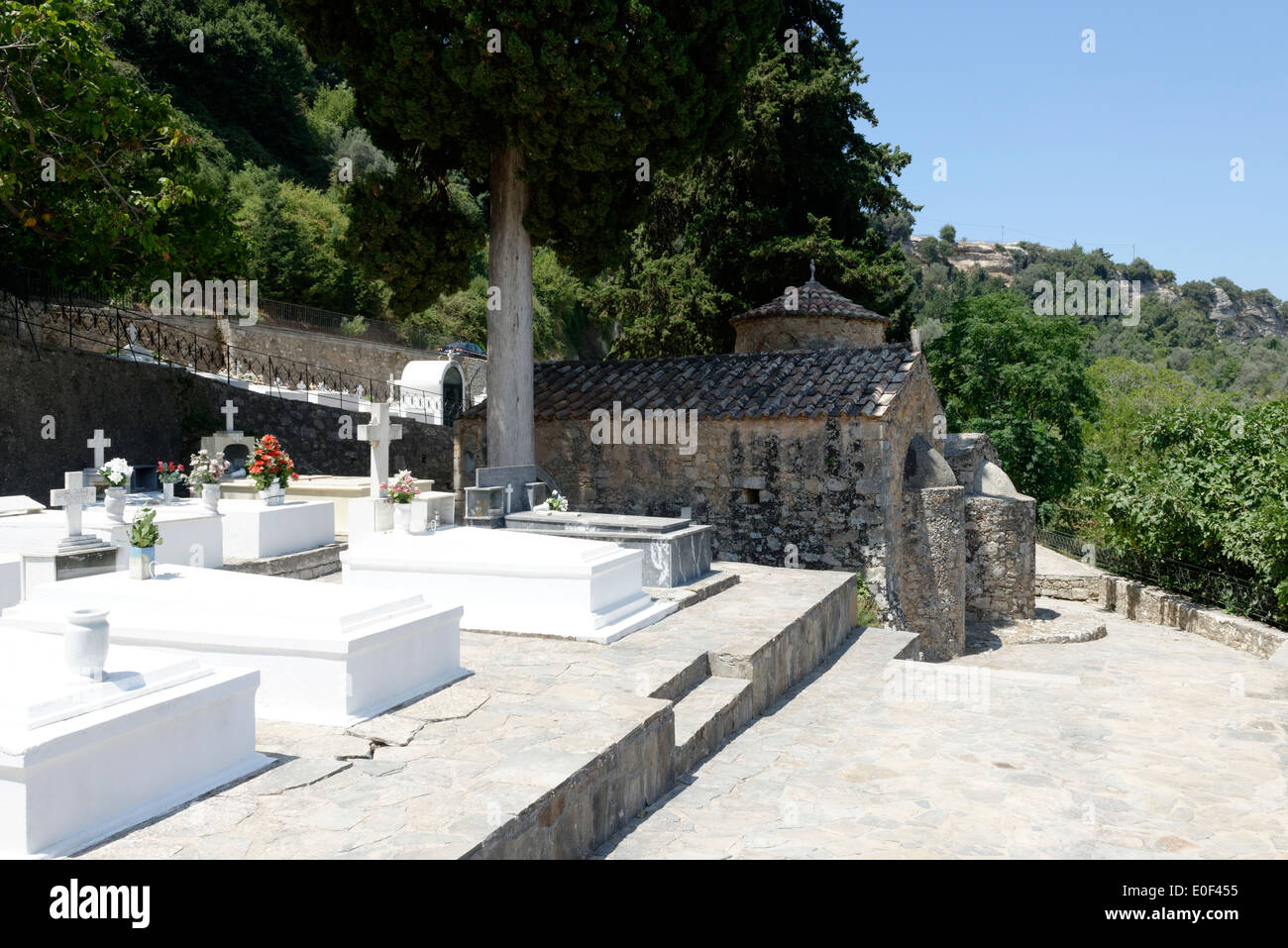 10th century Church of Sotiras Christos (Christ the Saviour) and modern ...